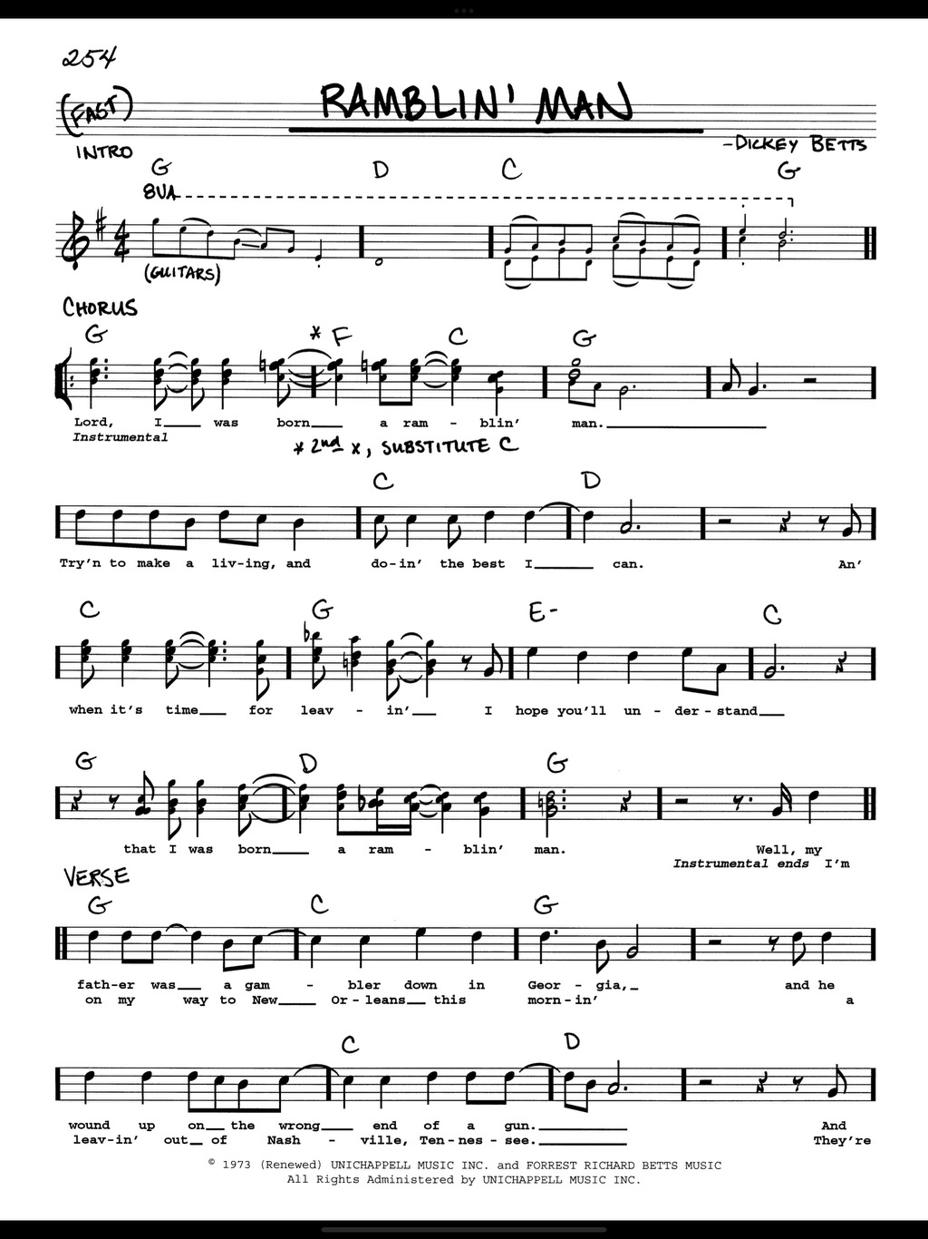 Songs and Charts – Cloverdale Music Workshop